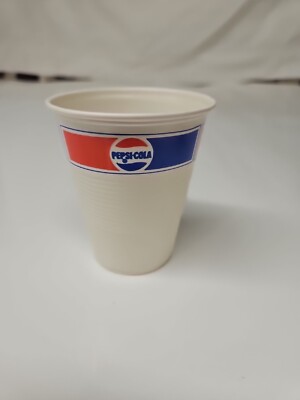 Vintage Pepsi-Cola Plastic Solo Cups, 7 oz cups, 3 logos, 100 cups Pack ...