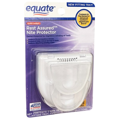 equate Extra Comfort REST ASSURED DENTAL NITE PROTECTOR + Fitting Tray ...
