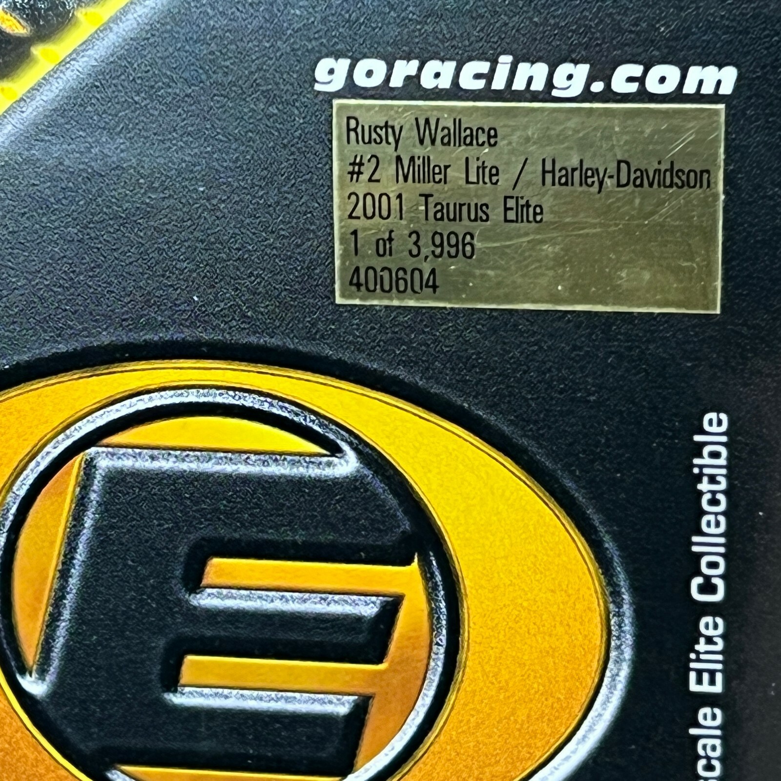 Rusty Wallace #2 Miller Lite Harley Davidson Ford ELITE 1:24 Diecast ...