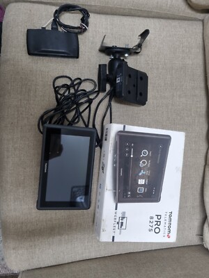 Tomtom pro 8275 maps 2024 & cradle Tomtom link 510 tracker car van ...