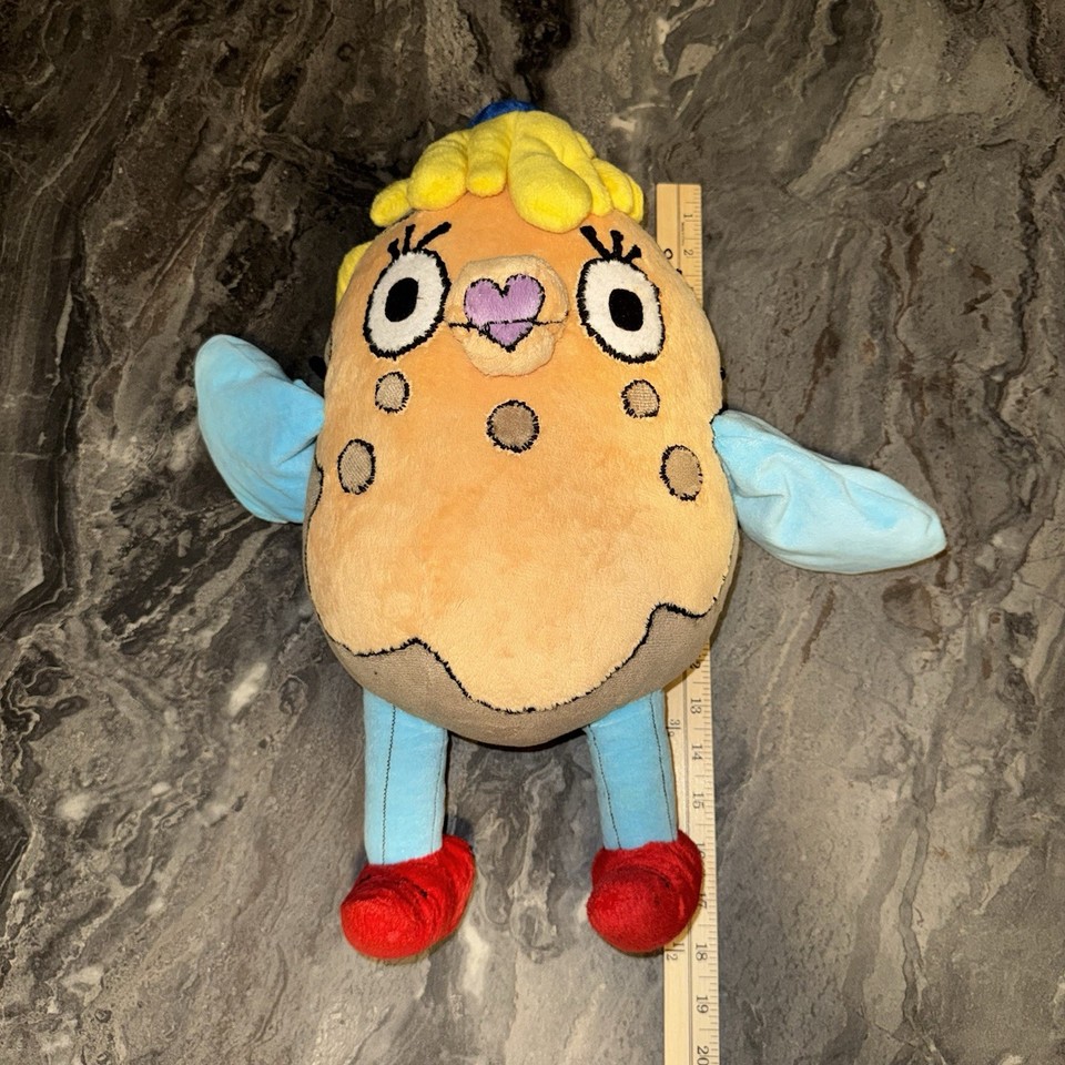 SpongeBob SquarePants Mrs Puff Plush Nickelodeon Toy Rare READ | eBay