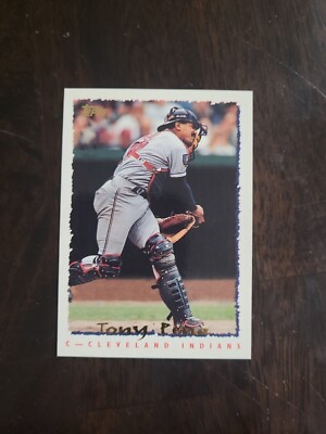 1995 Topps Tony Pena #284 Cleveland Indians | eBay