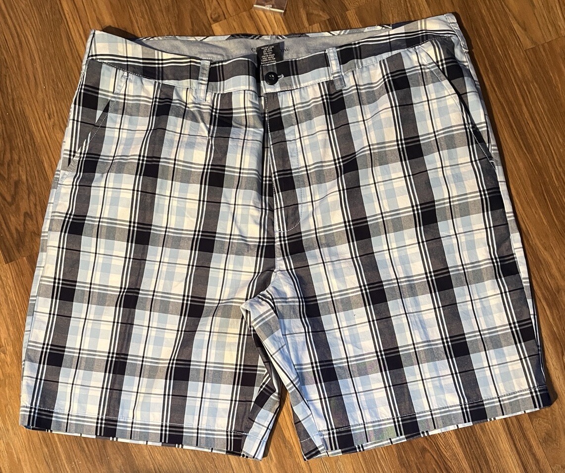 Croft&Barrow Classic Plaid Shorts Men’s Relaxed Fit Lightweight Sz 40 ...