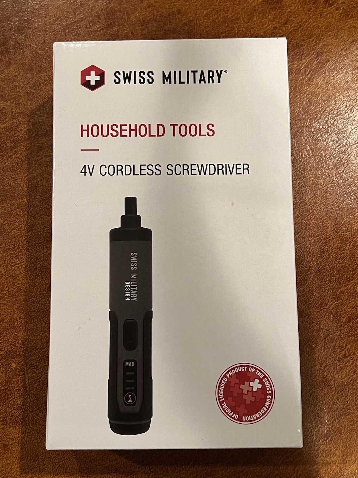 Swiss Military 4v Cordless Screwdriver & 24 Piece 25mm Bit System NEW ...