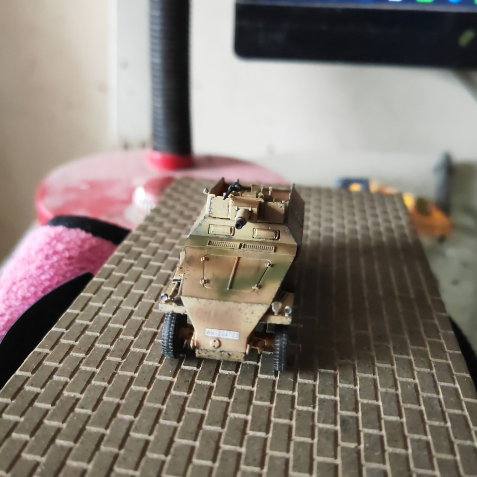Homemade 1/72 German Sd.Kfz.250/8 Half-Track Armored Vehicle Finished ...