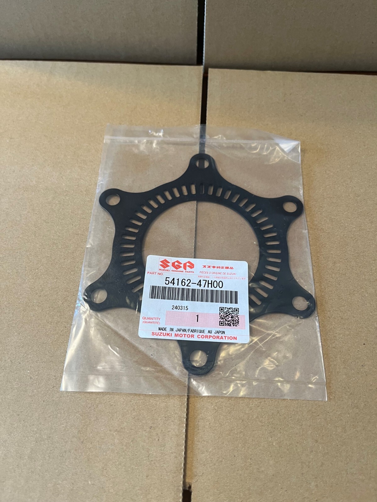 SUZUKI OEM 2015 - 2022 GSX-R1000 A FRONT WHEEL ABS SENSOR RING 54162 ...