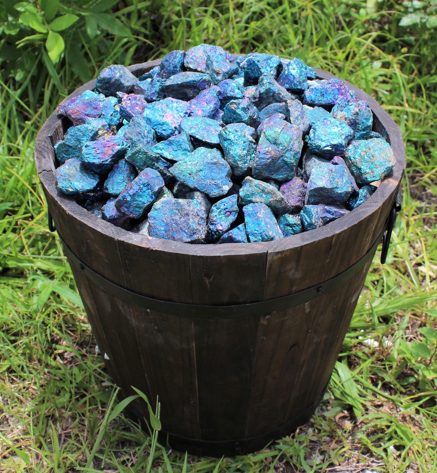 500 Carat Lot Raw Rough Chalcopyrite Gemstone Stone (Peacock Ore Reiki ...