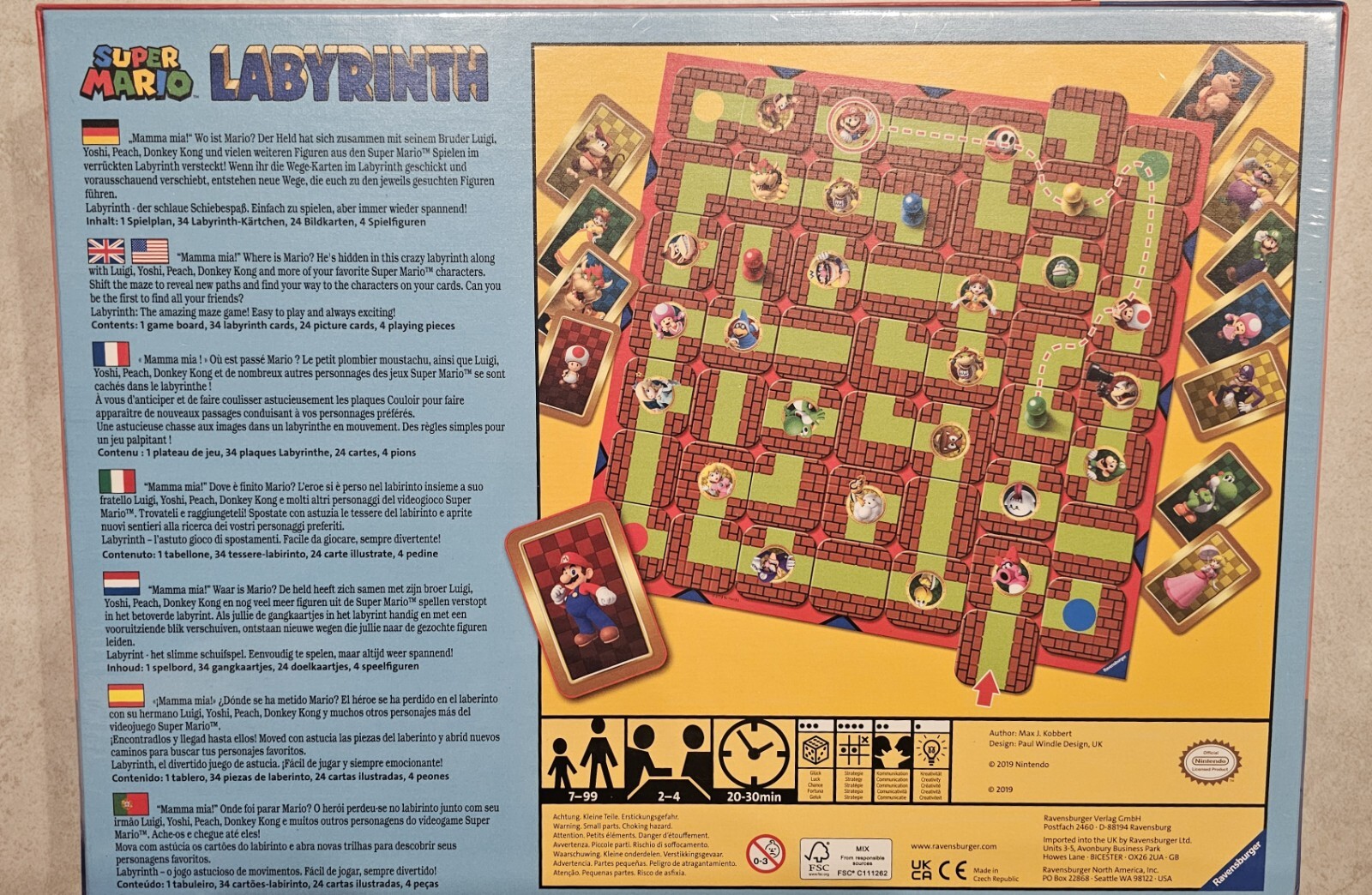 Ravensburger Super Mario Labyrinth Board Game for sale online | eBay