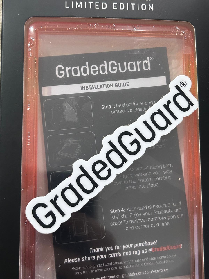 GradedGuard SUNSET V2 LIMITED EDITION Graded Slab Guard Card Protector ...