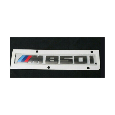 Genuine BMW 8-Series Cerium Gray Trunk Emblem M850i Lettering Badge ...