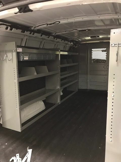 Van Shelving Package - Ford Econoline 1996-2014 - 3 Shelves+Partition ...