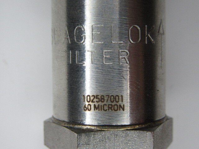 Swagelok SS-6F-60 In-Line Particulate Filter, 3/8 in Tube Fitting, 60 ...