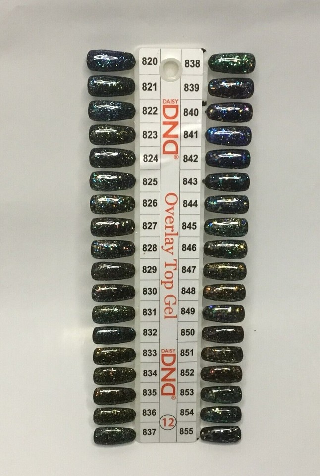 DC&DND Daisy Color Chart Gel Polish Color Sample Chart Palette Display ...