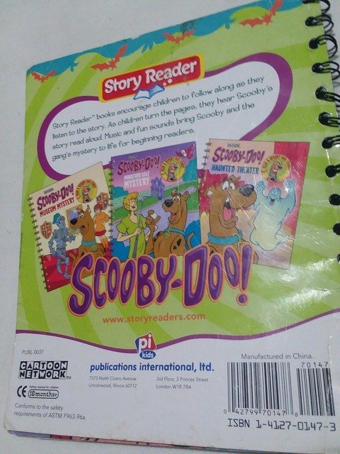 Story Reader Replacement Book Cartridge Scooby Doo Miniature Golf ...