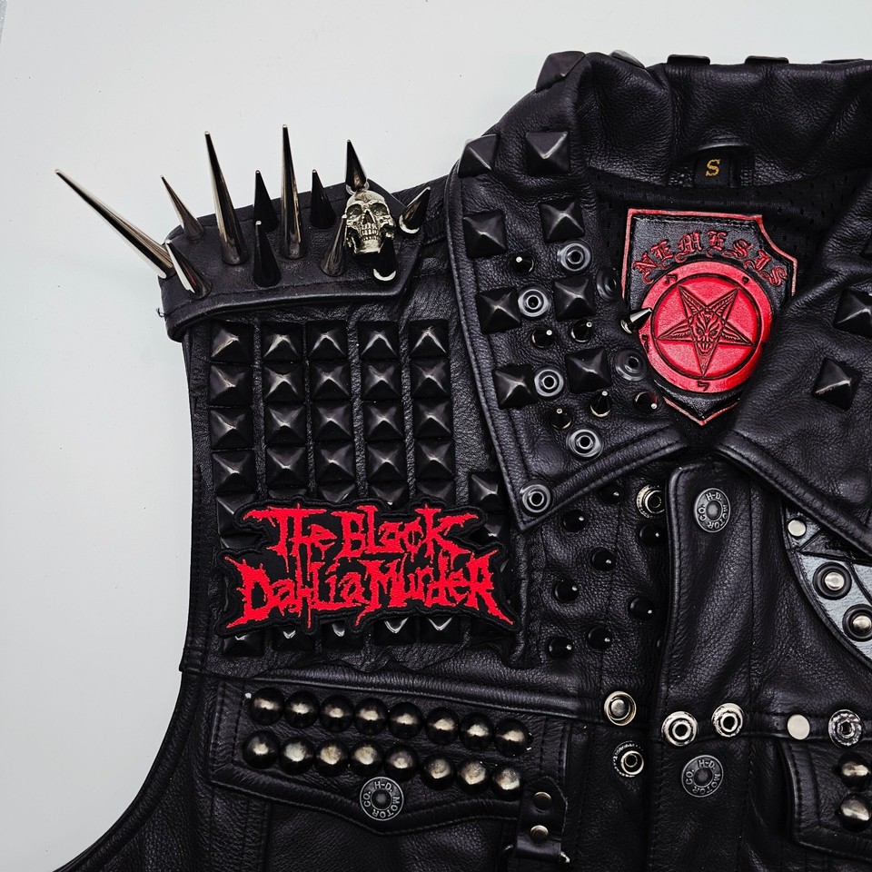 THE BLACK DAHLIA MURDER RED LOGO SHAPED EMBROIDERED PATCH | eBay