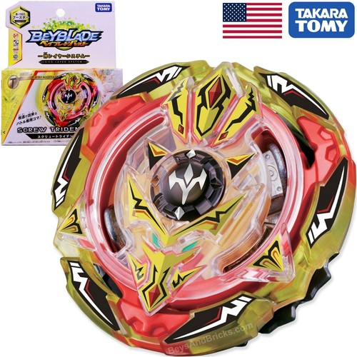 TAKARA TOMY Screw Trident / Spiral Treptune Burst God Beyblade B-103 ...
