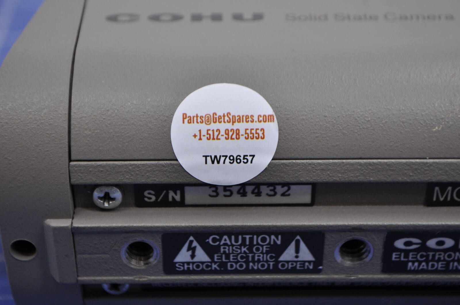 4812-7000 / SOLID STATE CAMERA WITH EXCHANGE / COHU | eBay