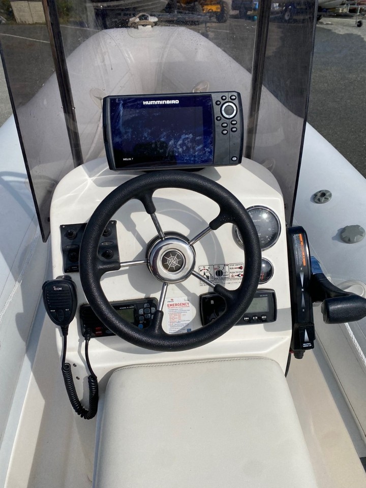 Europa Sport Rib Boat 4.2 metre with 50hp Four Stroke Tohatsu Outboard ...