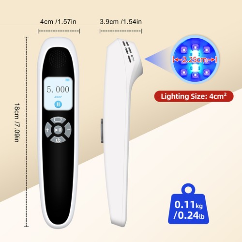 Handheld 308nm Phototherapy Device for Skin UVB Blue Light Therapy 45mW ...