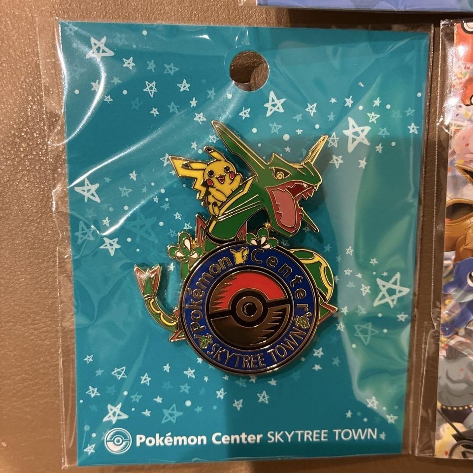 Pokemon Center Logo Pins Pokemon Milotic Pokemon Rayquaza Set of 3 | eBay