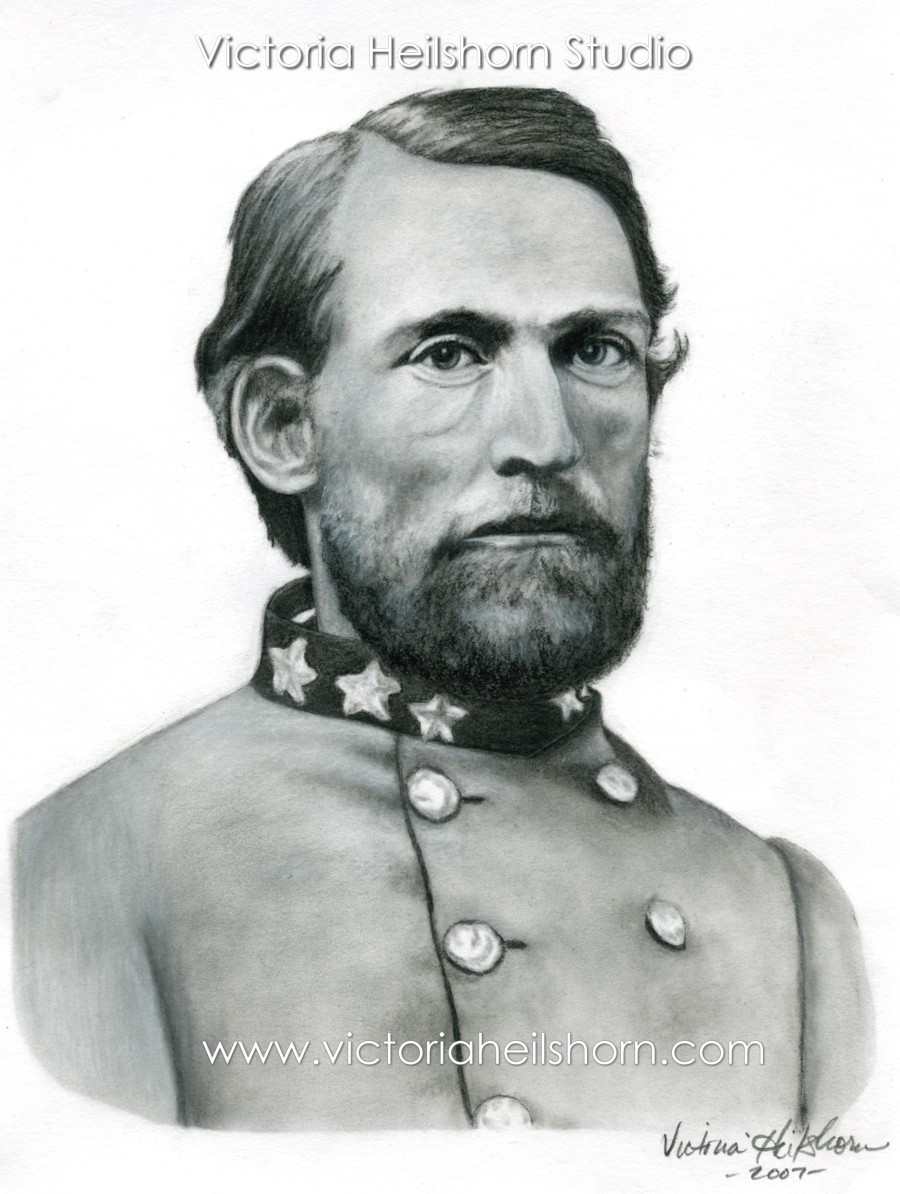 Ltd. Ed. Civil War S/N Art Print - Confederate General John Singleton ...