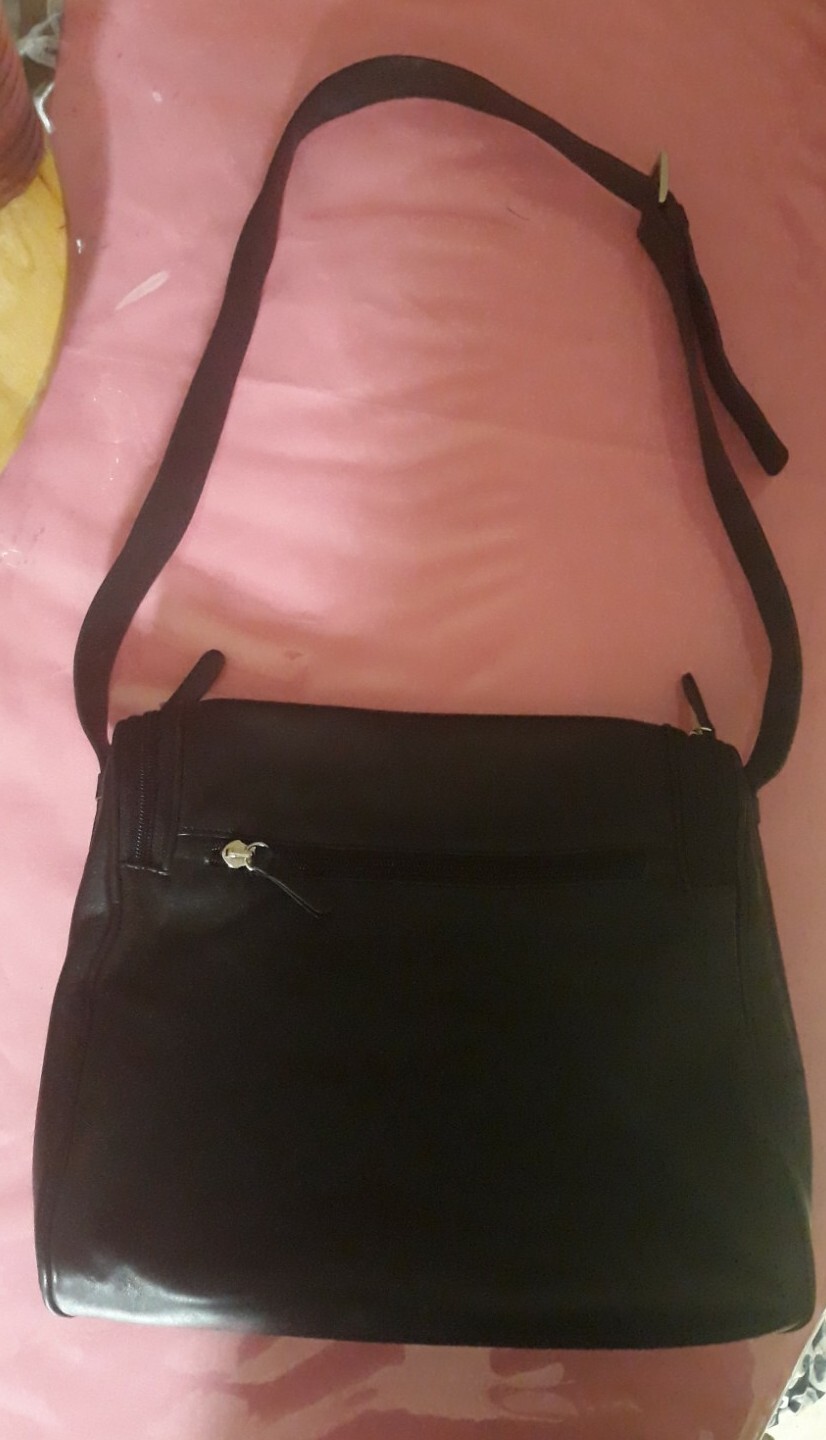 MAXX New York Lined Soft GENUINE LEATHER Organizer Sh… - Gem