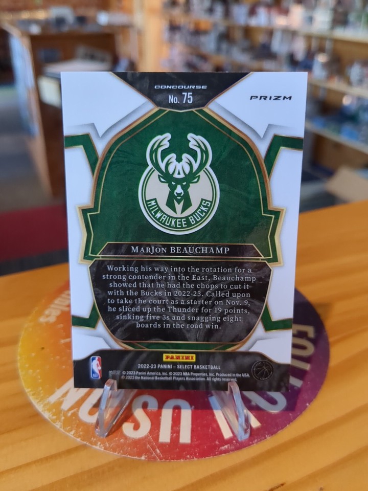 2022-23 Select Concourse RC Blue Prizm #75 MarJon Beauchamp - Bucks | eBay