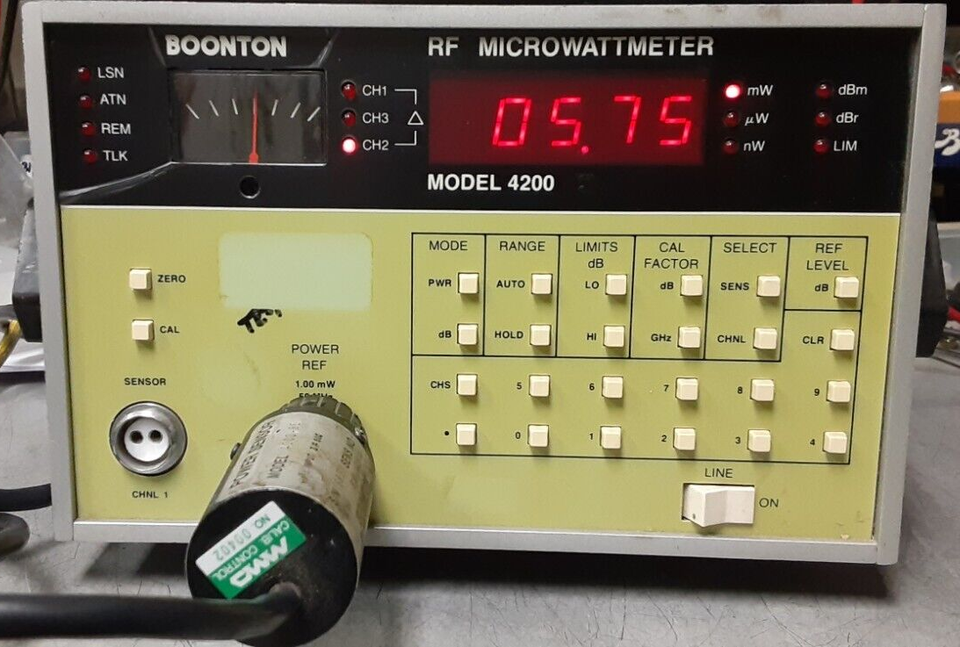 BOONTON 4200 RF Power Meter & Sensor | eBay