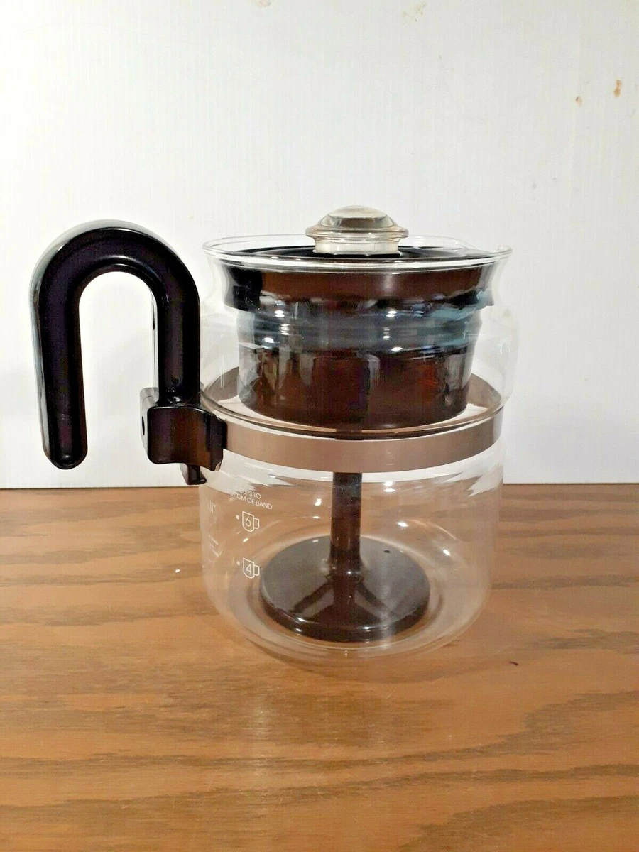 Medelco Cup Glass Stovetop Percolator