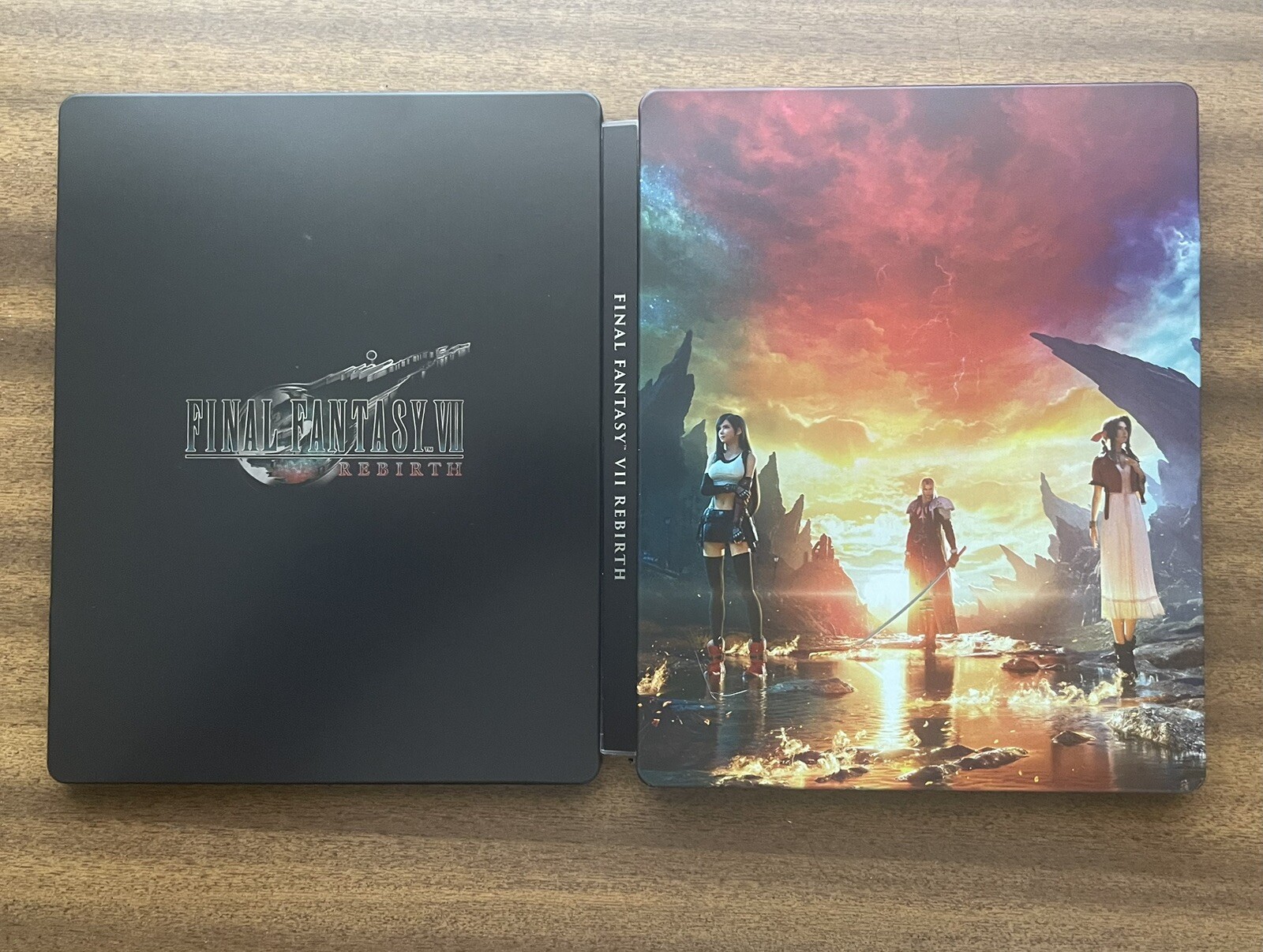 Steelbook from Final Fantasy VII 7 Rebirth G2 PS5 PC New Metal Case ...