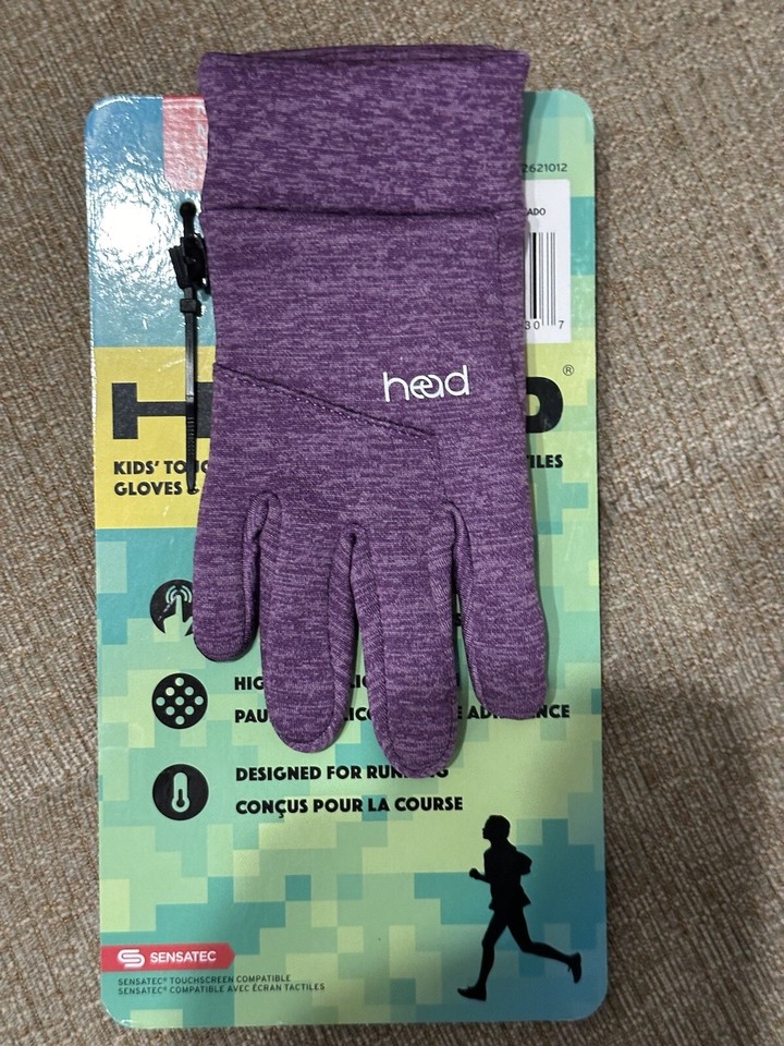 HEAD Kids' Touchscreen Gloves & Mittens - Size Medium - Purple | eBay