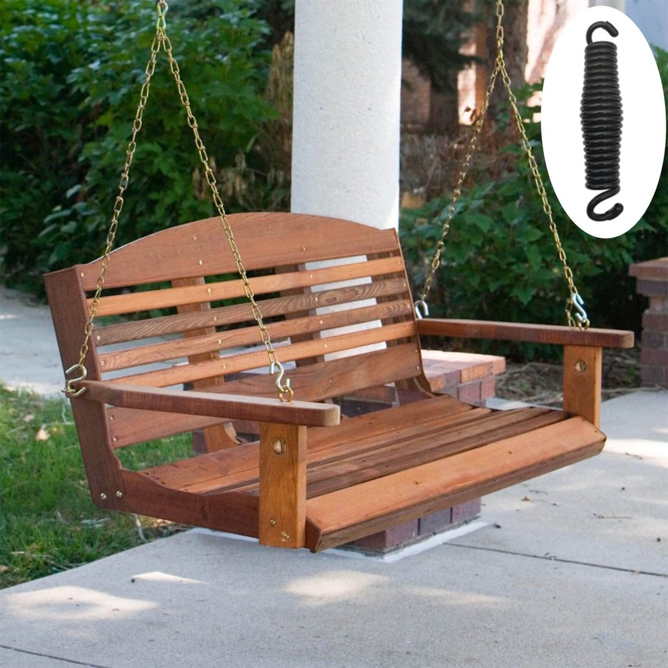 Porch Swing Springs Heavy Duty - 750Lbs Black Hammock Chair Spring ...