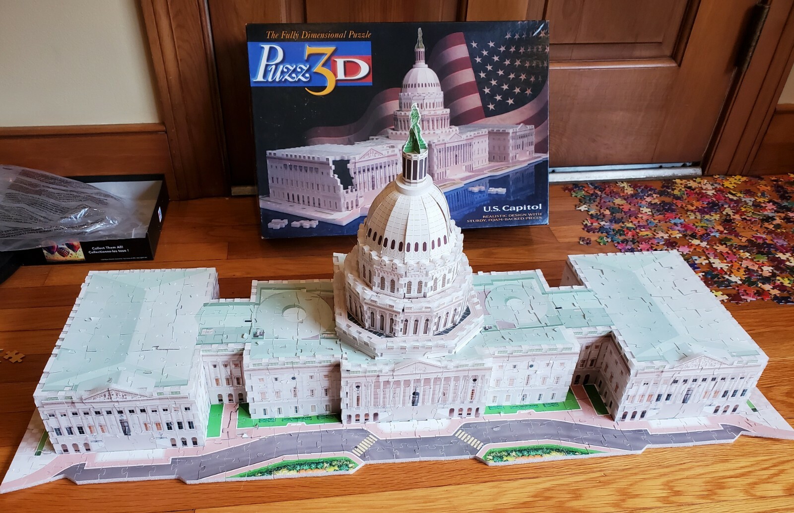 Puzz 3D US Capitol Puzzle 718 Pieces 1994 Milton Bradley #4463 | eBay
