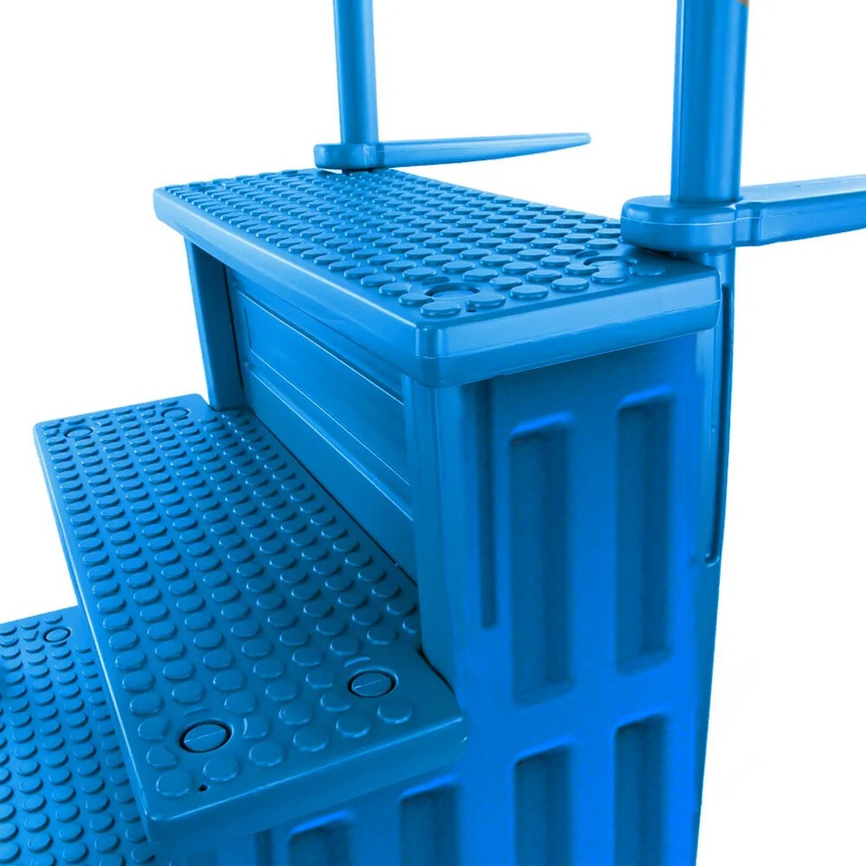 Aqua Select 28" Wide Above Ground Heavy Duty Swimming Pool Step Ladder ...