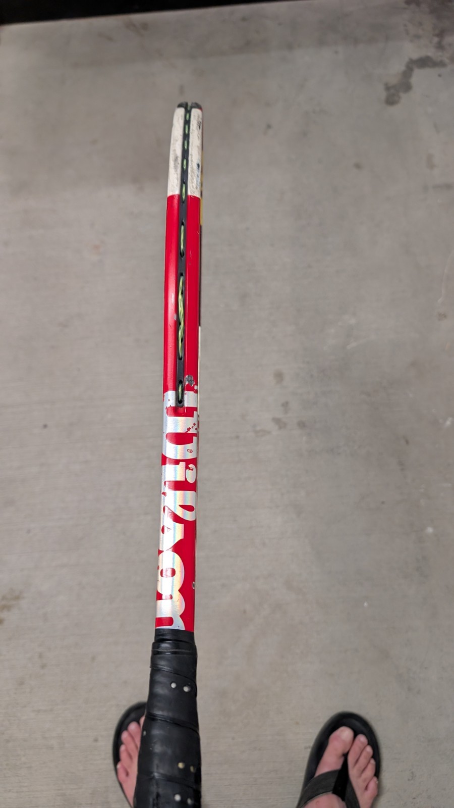 Wilson Ncode Six-One 95 16x18 4 1/2" Tennis Racket 7/10 | eBay