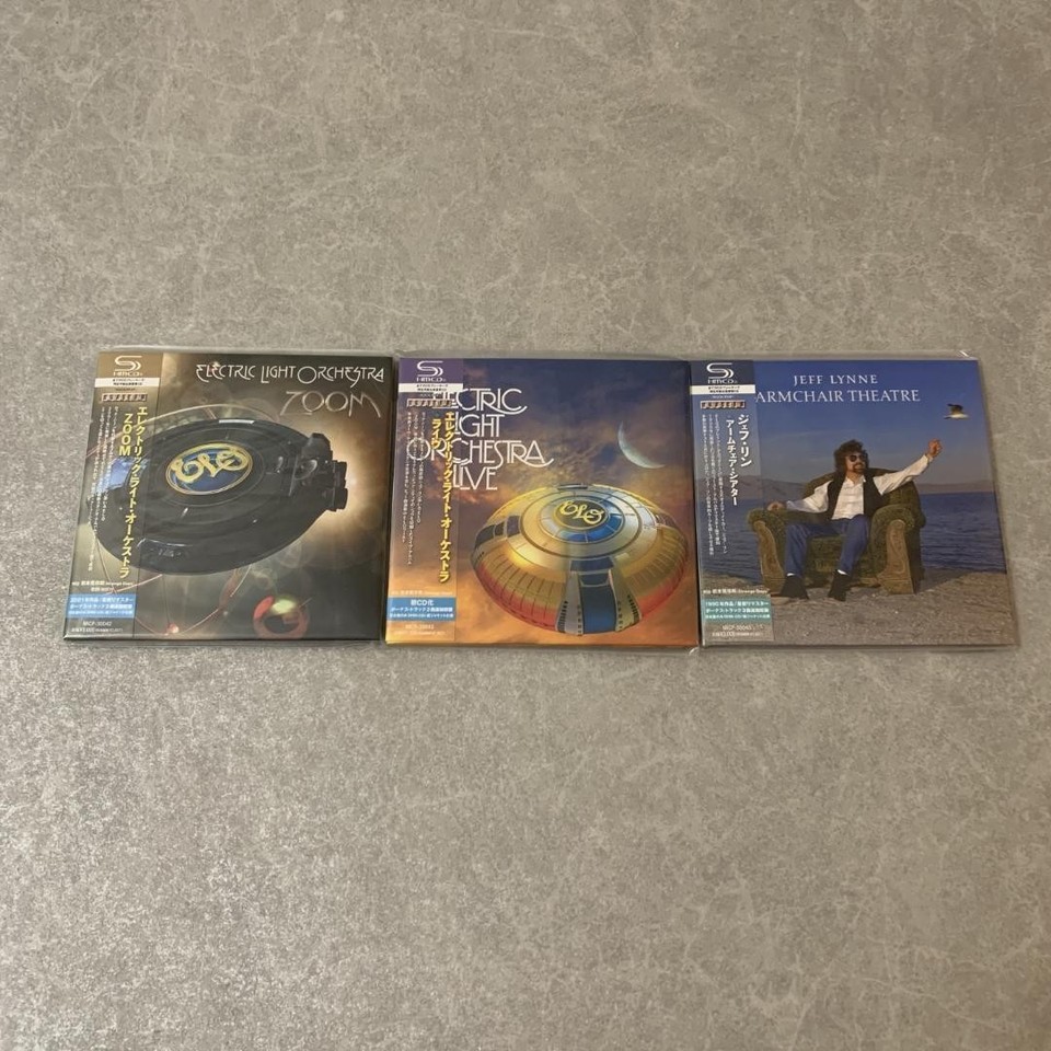Electric Light Orchestra ELO Mini LP SHM-CD 3 titles Japan w/Bonus Box | eBay