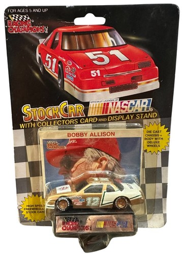 1991 Edition Racing Champions Bobby Allison #12 NASCAR Stock Car 1:64 ...