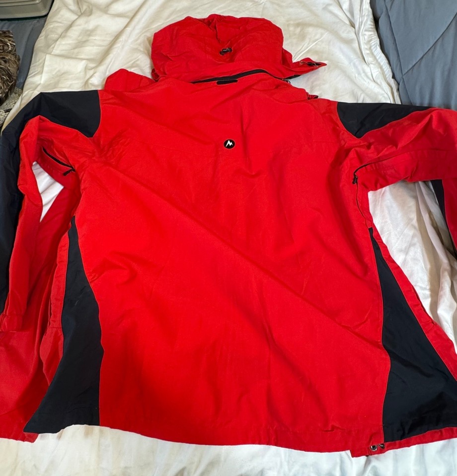 Marmot Ski Jacket Shell Men’s Large Red | eBay