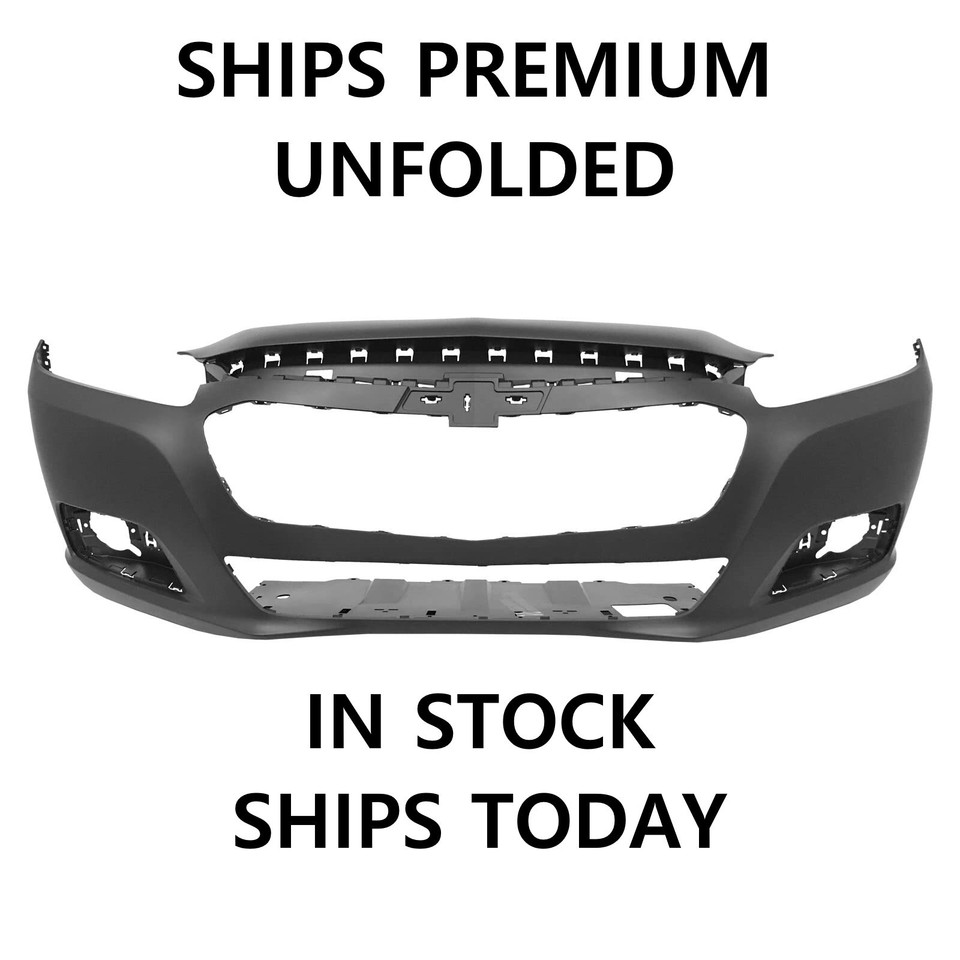 NEW PRIMED FRONT BUMPER COVER FOR 2014-2015 CHEVY MALIBU GM1000962 2016 ...