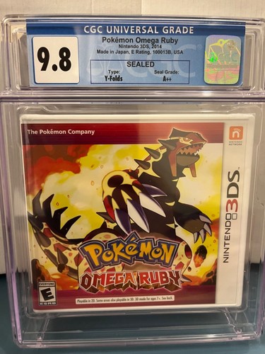 Pokemon Omega Ruby Sealed Graded CGC 9.8 A++ Nintendo DS | eBay