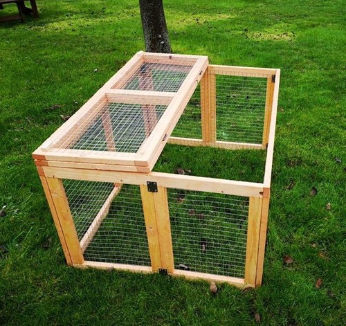 4 ft X 3 ft x 2 ft Tall Folding Run Rabbit Guinea Pigs Chicken run pen ...