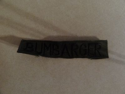 MILITARY PATCH US ARMY NAME TAPE TAG SEW ON FOR BDUS OLDER SUBDUED ...