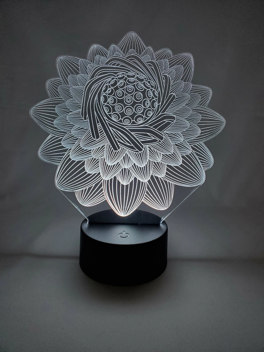 Flowers Of Light Night Light