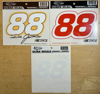 Dale Jarrett #88 USPS-Quality Care Race Decals Lot Of Three (3) 5”x5 ...