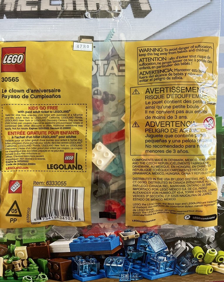LEGO CREATOR: Birthday Clown 30565 - Retired, New, Unopened and Sealed ...