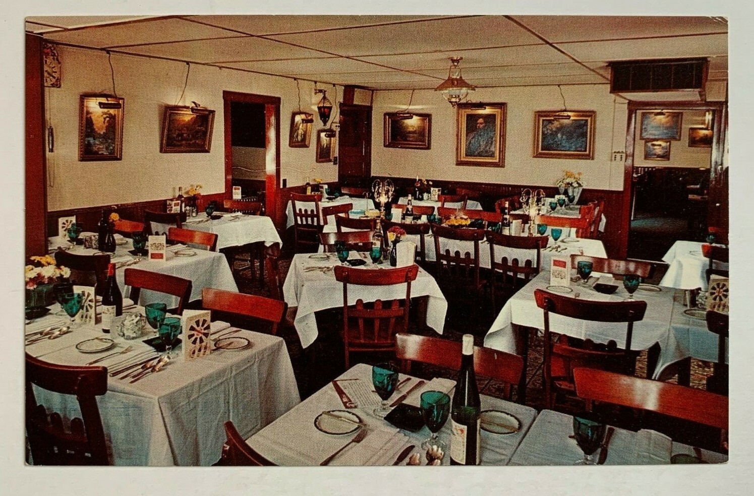 NJ Postcard Centerton New Jersey Ye Olde Centerton Inn restaurant ...