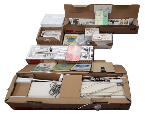 Brother Knitting Machine KH-950 + KR-850, KRC-900, PPD-110, KA-8300 | eBay