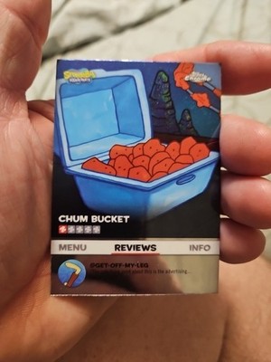 2025 Topps Chrome SpongeBob #BB-6 Chum Nuggets Kelp Reviews | eBay