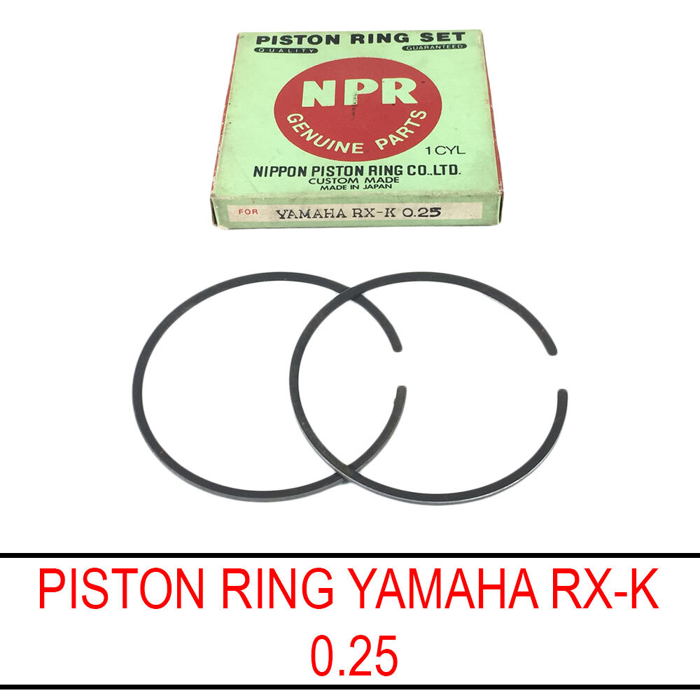Yamaha RXK RX-K RX-King RX135 RX 135 Piston Rings 0.25 NOS Japan 4Y2 ...