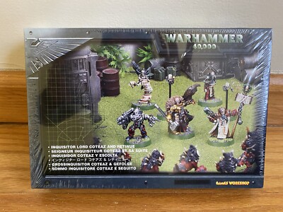 Brand New Warhammer 40K Inquisitor Lord Coteaz and Retinue Metal RARE ...
